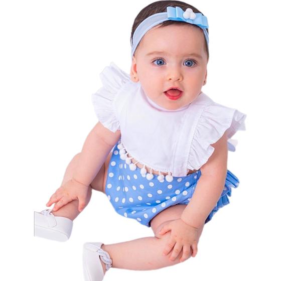 Roupa de Bebê Menina Body Infantil 100% Algodão - Mundo Nina Kids ...