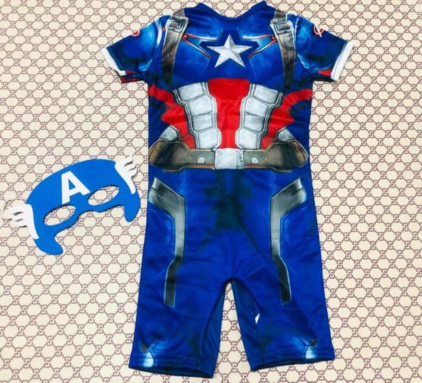 Roupa Fantasia Infantil Capitão América Com Mascara - Tha tha fantasias ...