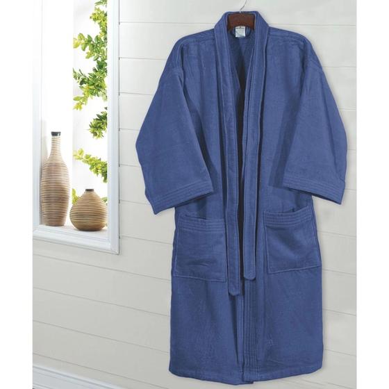 Roupão Dohler Velour Adulto AF958 Unissex 100% Algodão Liso - Roupão e ...