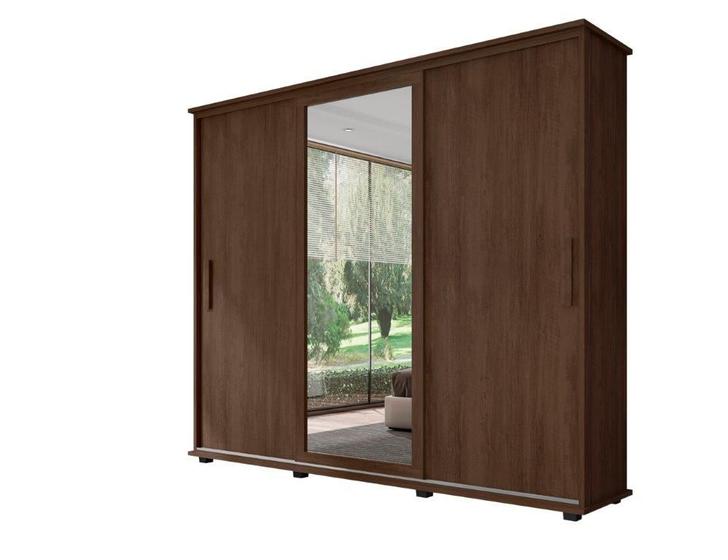 Roupeiro/Armário/Guarda Roupas/Organizador PAN Com 3 Portas de Correr 4 ...