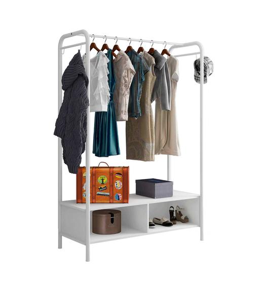 Roupeiro Closet Aberto Milão Branco - Artefamol - Closet - Magazine Luiza