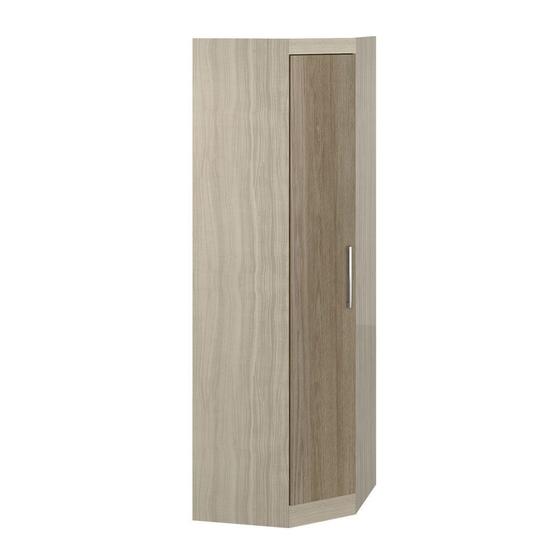 Roupeiro de Canto Modulado Smart com 4 Nichos - Crema/Amêndoa ...