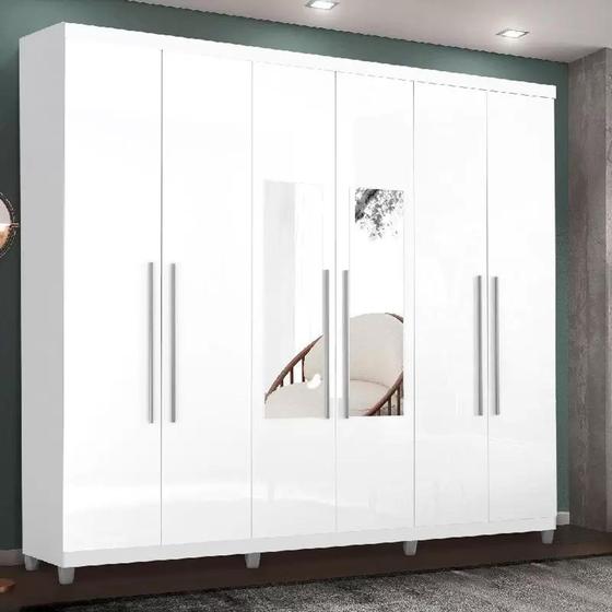 roupeiro porto bello plus branco - rud rack - Guarda-Roupa / Roupeiro ...