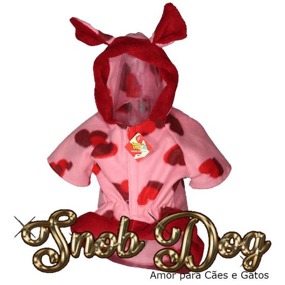 Roupinha para Cachorro com Orelhinhas de Frio em Soft Snob Dog ...