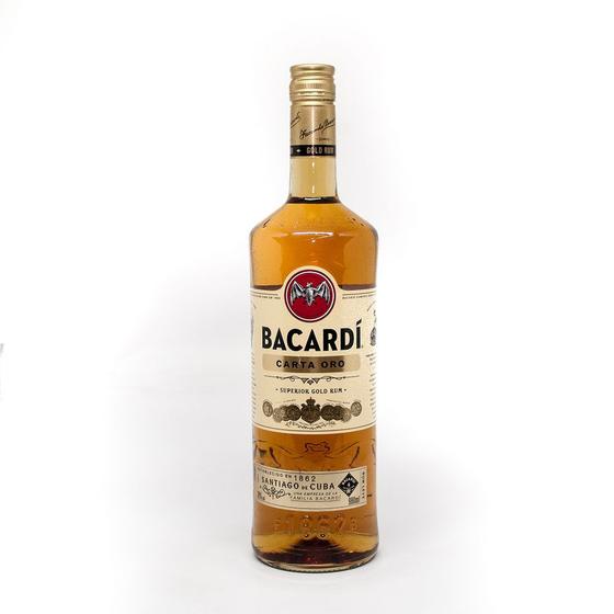 Rum Brasileiro Carta Ouro Bacardi Garrafa 980ml - Bacardí - Rum ...