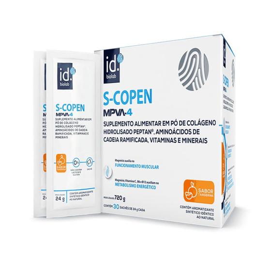 S-Copen Sabor Tangerina com 30 Sachês de 24g cada - Multivitamínico ...