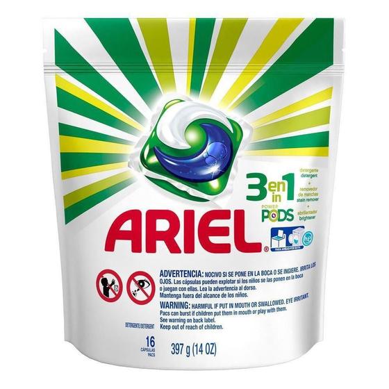 Sabão Em Cápsula Ariel Power Pods Pouch 397 g- 16 PODS - Sabão ...