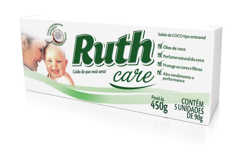 Sabão em Pedra Coco Ruth Care 5x90g - Sabão - Magazine Luiza