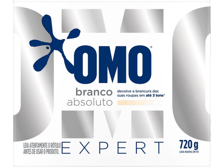 Sabão em Pó Omo Branco Absoluto Expert sem Perfume 720g - Sabão em Pó ...