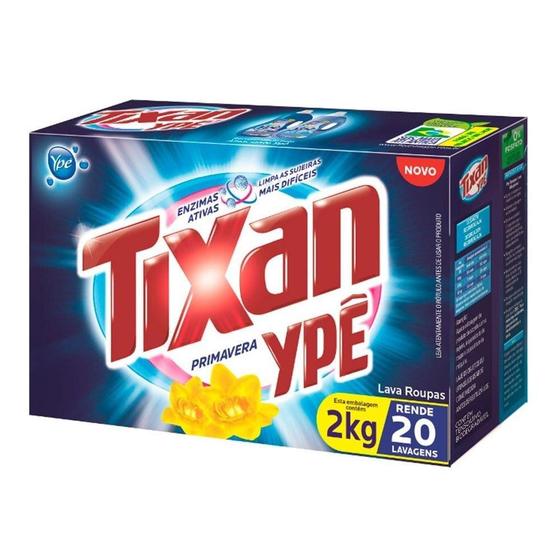 Sabão em Pó Tixan Primavera Cartucho 2Kg Embalagem com 9 Unidades - Sabão em Pó - Magazine Luiza