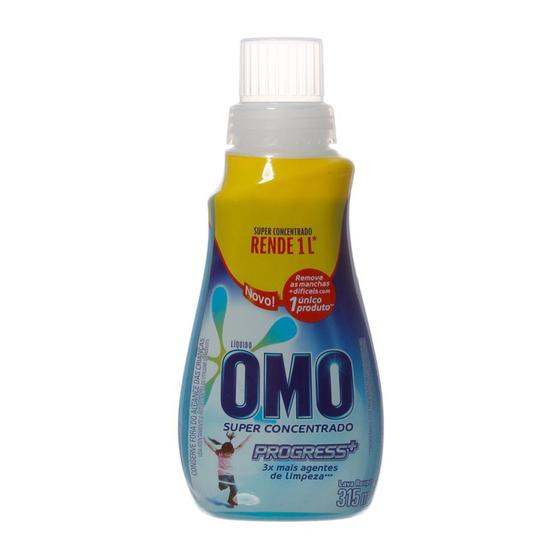 Sabão Líquido OMO Super Concentrado Progress com 315ml - Sabão Líquido ...