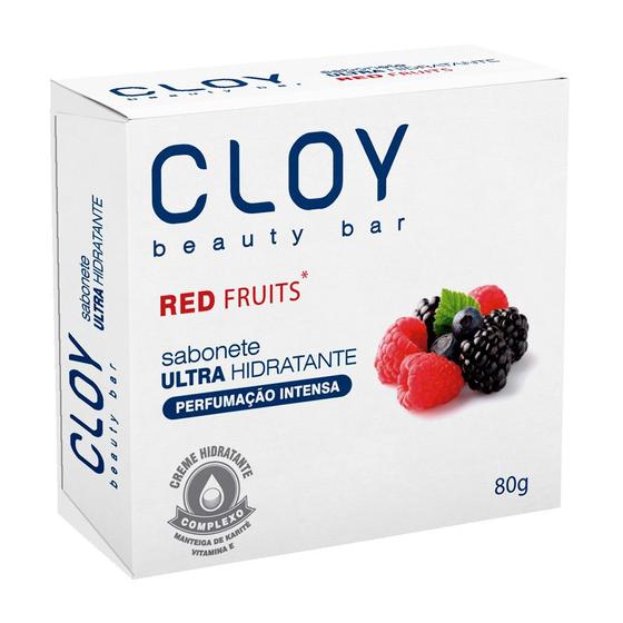 Sabonete Cloy Beauty Ultra Hidratante Red Fruits 80g - Sabonete ...