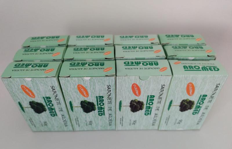 Sabonete de Aroeira Aromed 90g cada - kit com 12 unidades - Sabonete ...