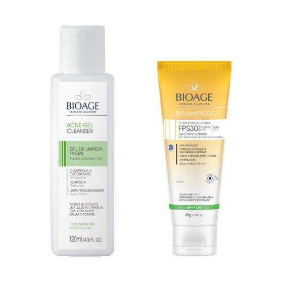 Sabonete Facial Antiacne + Protetor Solar FPS30 - BIOAGE - Protetor ...