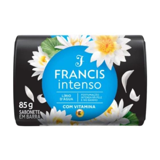 Sabonete Francis Intenso Azul Lirio D'Água 85g - Embalagem com 12 ...