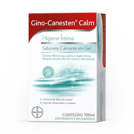 Sabonete Íntimo em Gel Gino-Canesten Calm 100ml - BAYER-SCHERING - Sabonete Íntimo - Magazine Luiza