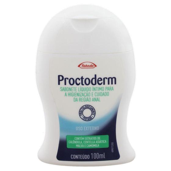 Sabonete Íntimo Proctoderm líquido, 100mL - Takeda - Sabonete Íntimo ...