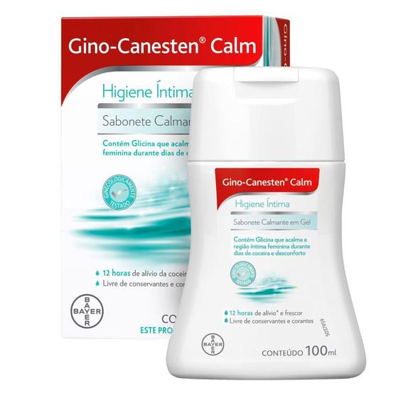 Sabonete Íntimo Vaginal Bayer Gino-Canesten Calm - Sabonete Íntimo ...