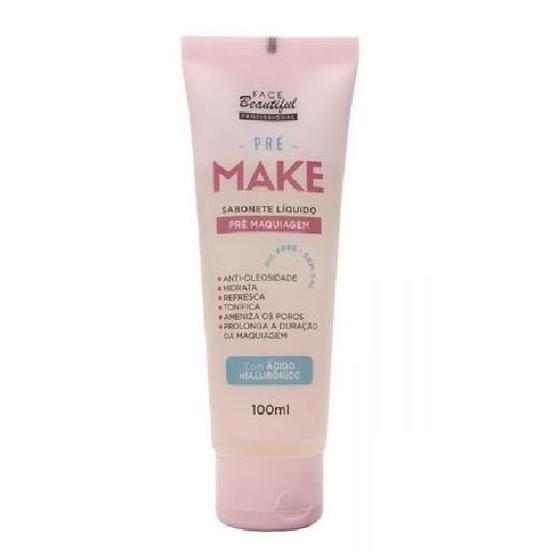 Sabonete Líquido Facial Pré Make Face Beautiful 100Ml - Sabonete Facial ...