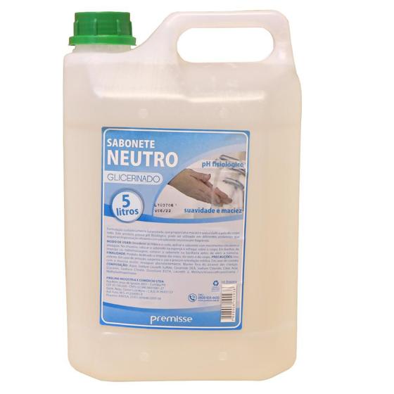 Sabonete Líquido Neutro Glicerinado 5 Litros - Premisse - Sabonete ...