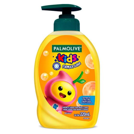 Sabonete Líquido Palmolive Kids Frutas Tropicais para Mãos e Corpo ...