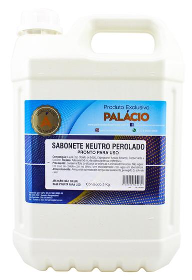 Sabonete Neutro Perolado (pronto para uso) - 5 Kg - Palácio das Artes e ...