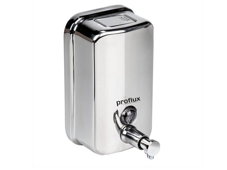 Saboneteira / Dispenser de Pressão Inox 500ml Visor Frontal - Proflux ...