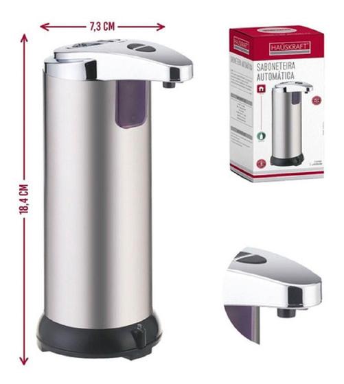 Saboneteira Liquida Automatica Inox Com Sensor Hauskraft - Saboneteira ...