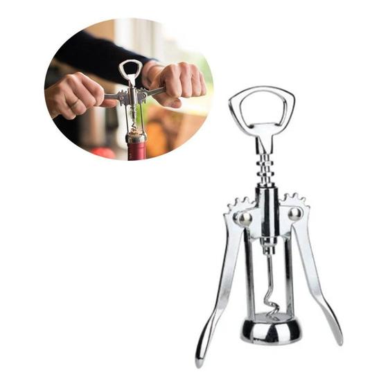 Saca Rolhas Inox - SQ - Saca Rolhas / Abridor de Vinho - Magazine Luiza