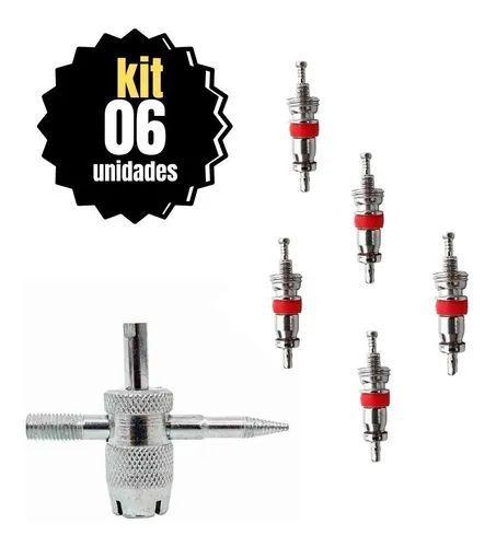 Saca Válvula De Pneu + 05 Válvulas Núcleos - Steam - Motopeças ...