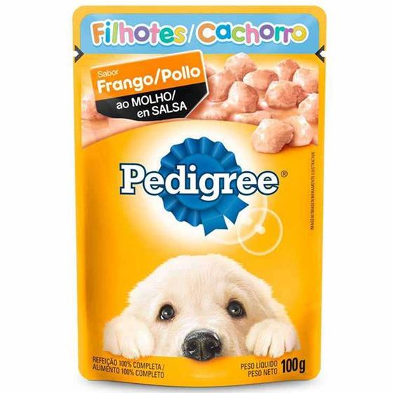 Sache Para Cachorros Pedigree Sabores 100g - Ração Úmida para Cachorro ...