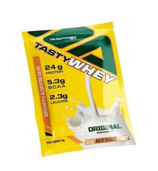 Sachê Tasty Whey Original 34g Adaptogen Science - Whey Protein ...