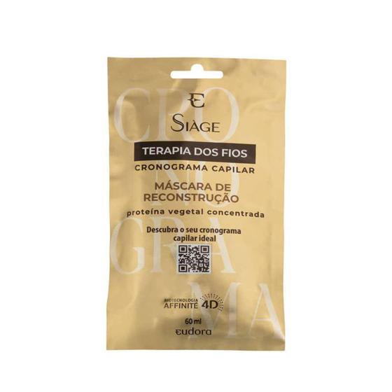 Sachet Máscara De Reconstrução Siàge Terapia dos Fios Cronograma ...