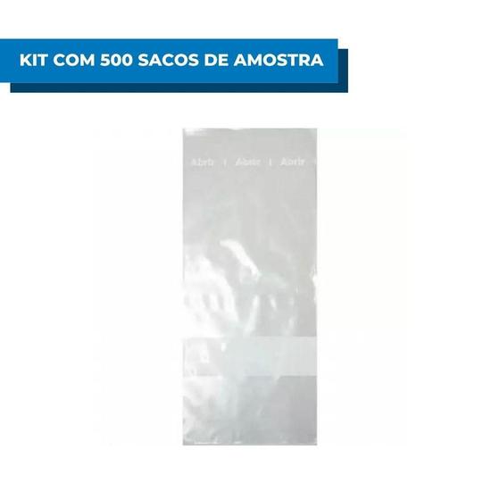 Saco Amostra Tileno Tarja Esteril Coleta Pebd Pacote 12X30Cm - Saco ...