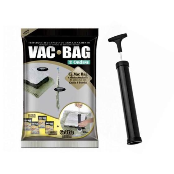 Saco em plástico para armazenamento Ordene Vac Bag 4m-Bomba - Bettanin ...
