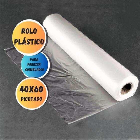 Saco plástico picotado bobina picotada 40 x 60 - SENGEN - Saco Plástico ...