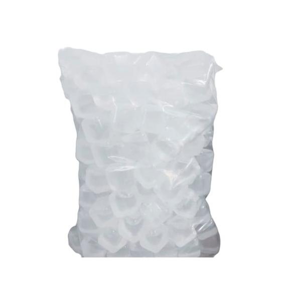 Saco Sacola Plástica Transparente Para Gelo Sem Alça 1Kg Transporte Uso ...