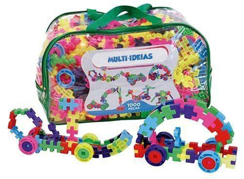 Sacolão criativo multi-ideias/ com 1000 peças - ALEX - Brinquedos de ...