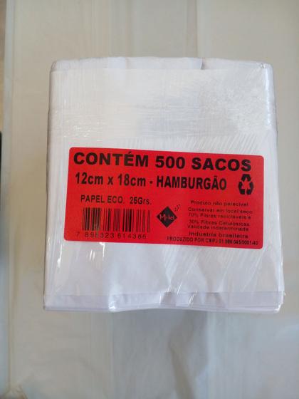 Sacos Hamburgao 500un - Metel - Saco para Alimentos - Magazine Luiza