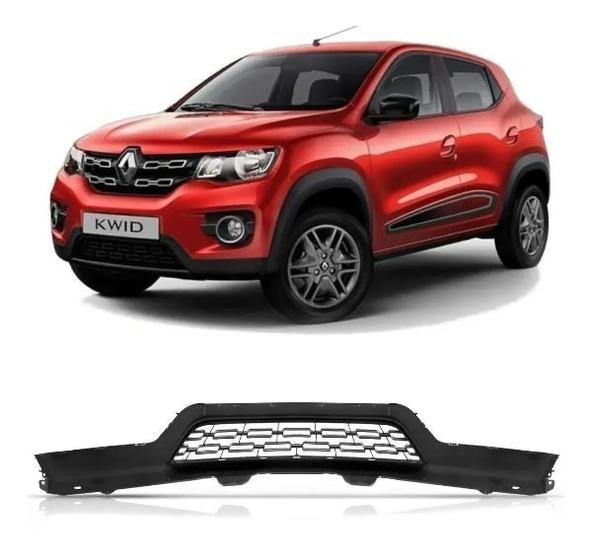 Saia Spoiler Parachoque Inferior Dianteiro Kwid 2017 2018 2019 2020 ...