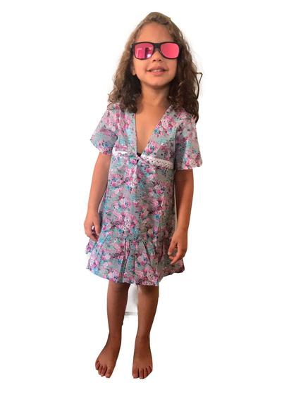 Saida De Praia Infantil Tipo Vestidinho Criança Menina - Bali - Saída ...