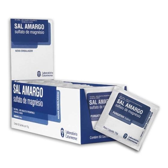 Sal Amargo Purgativo Salino Laxante Natural 50 Envelopes 15g ...