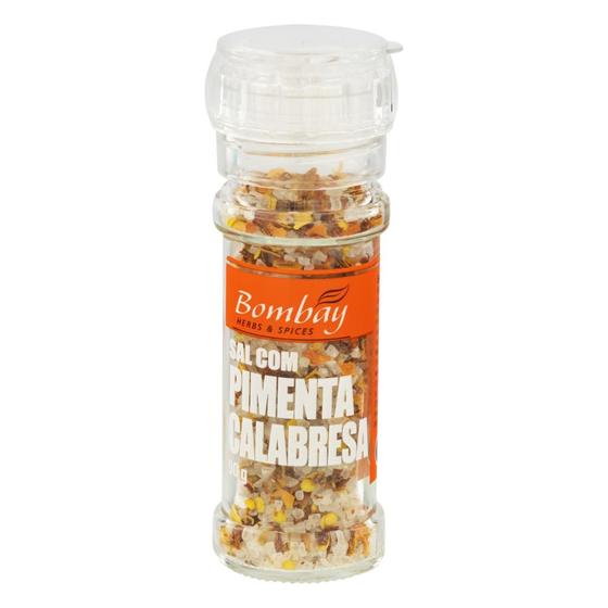 Sal com Moedor Pimenta-Calabresa Bombay Herbs & Spices Vidro 90g ...