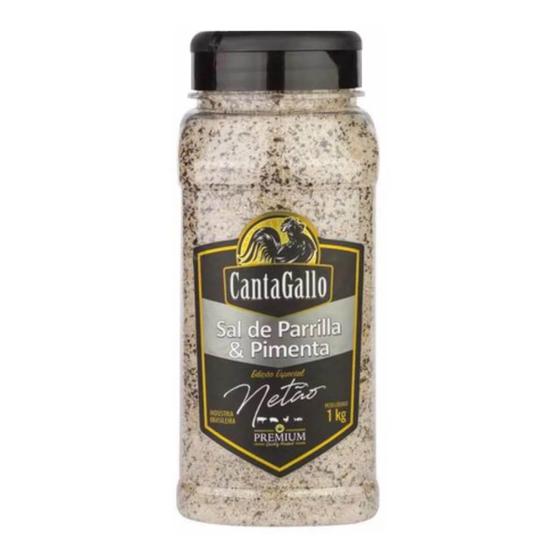 Sal De Parrilla E Pimenta Ed. Especial Netão Cantagallo 900g Empório Churrascaria Marinho ...