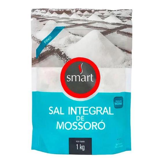 Sal Fino Integral De Mossoró Smart 1kg, Mais De 20 Minerais - Sal ...