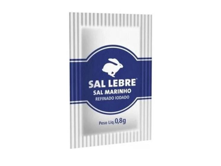 Sal Marinho Refinado Lebre Sachê 0,8g Caixa Com 1000 Unidades - Sal ...