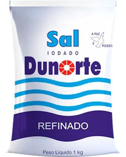Sal Refinado Iodado Dunorte 1 Kg - Sal - Magazine Luiza