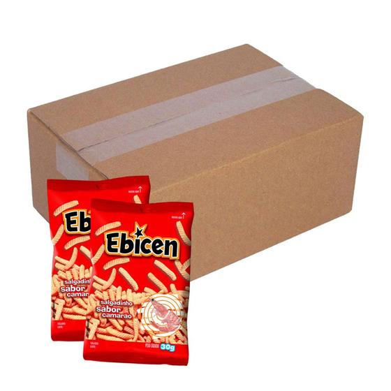 Salgadinho Assado Ebicen Camarão 30g c/40 - Glico - Salgadinhos e ...