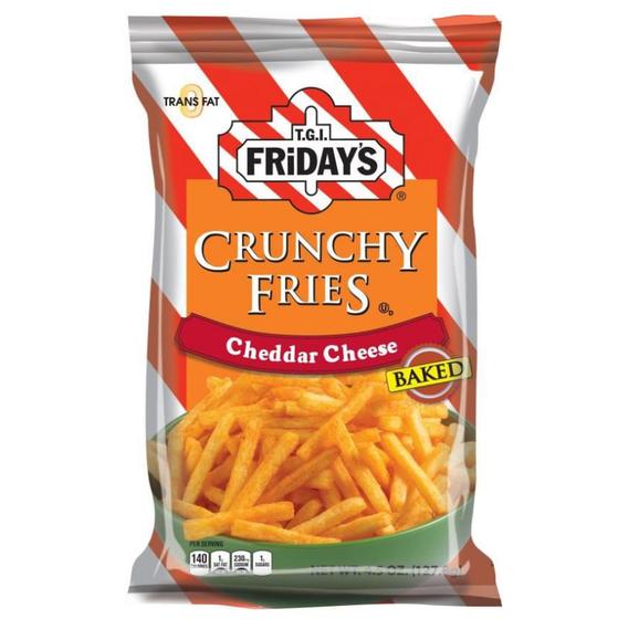 Salgadinho Batata Frita Sabor Queijo Cheddar Fridays 127g - Salgadinhos ...
