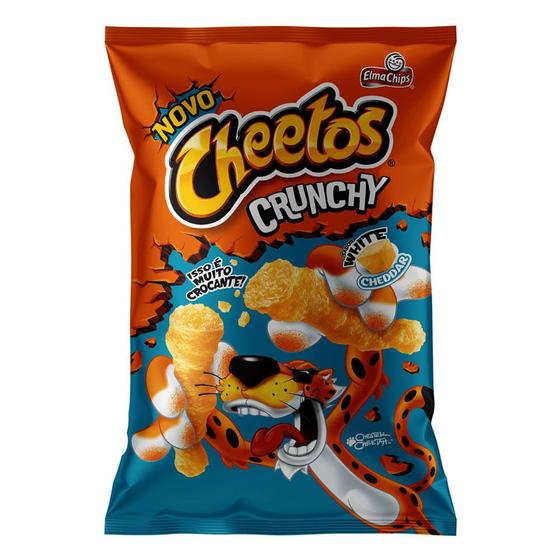Salgadinho Cheetos Crunchy Sabor White Cheddar Elma Chips 78g - Cheetos - Magazine Luiza